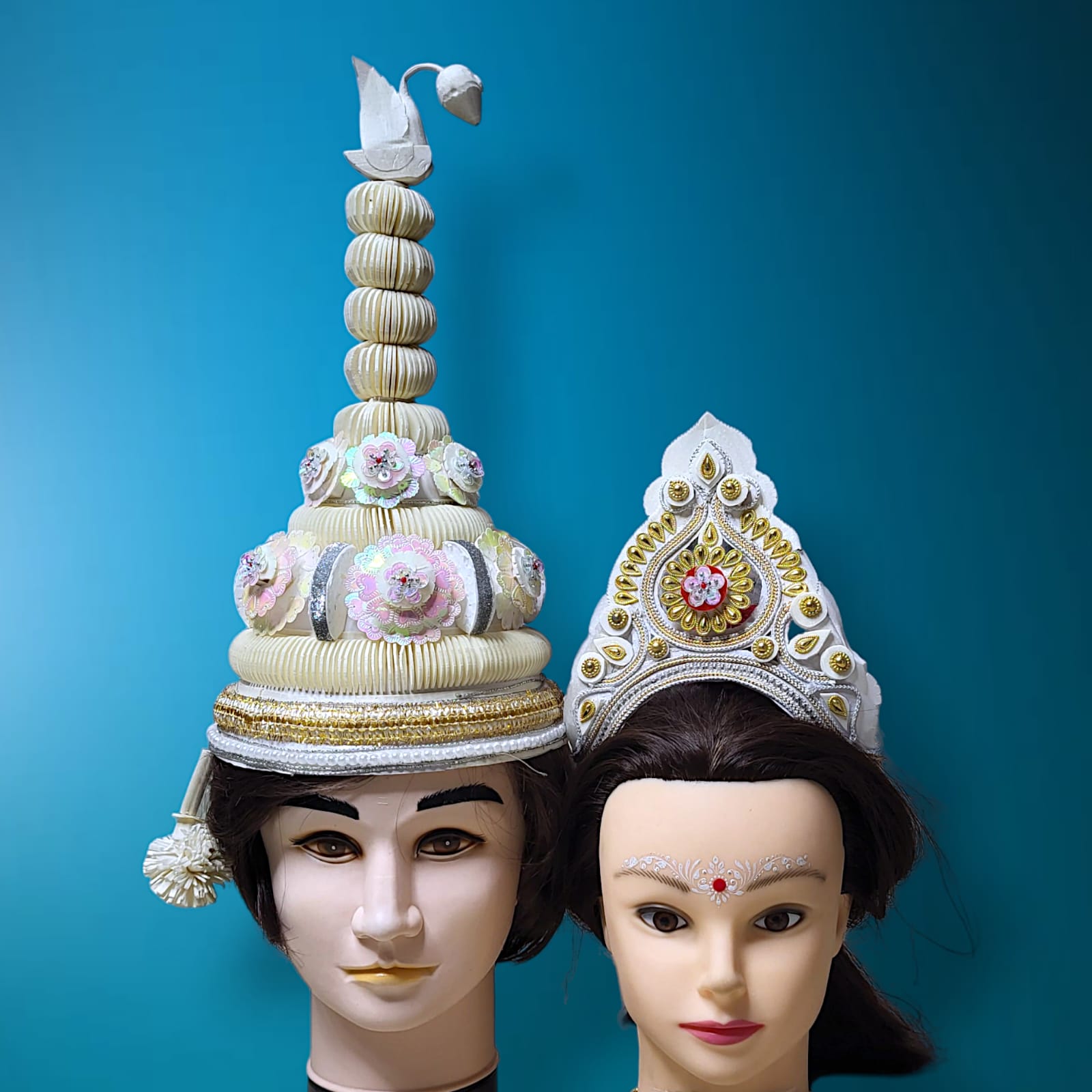 Onkona Bridal Topor-Mukut Set - Shola Ghar